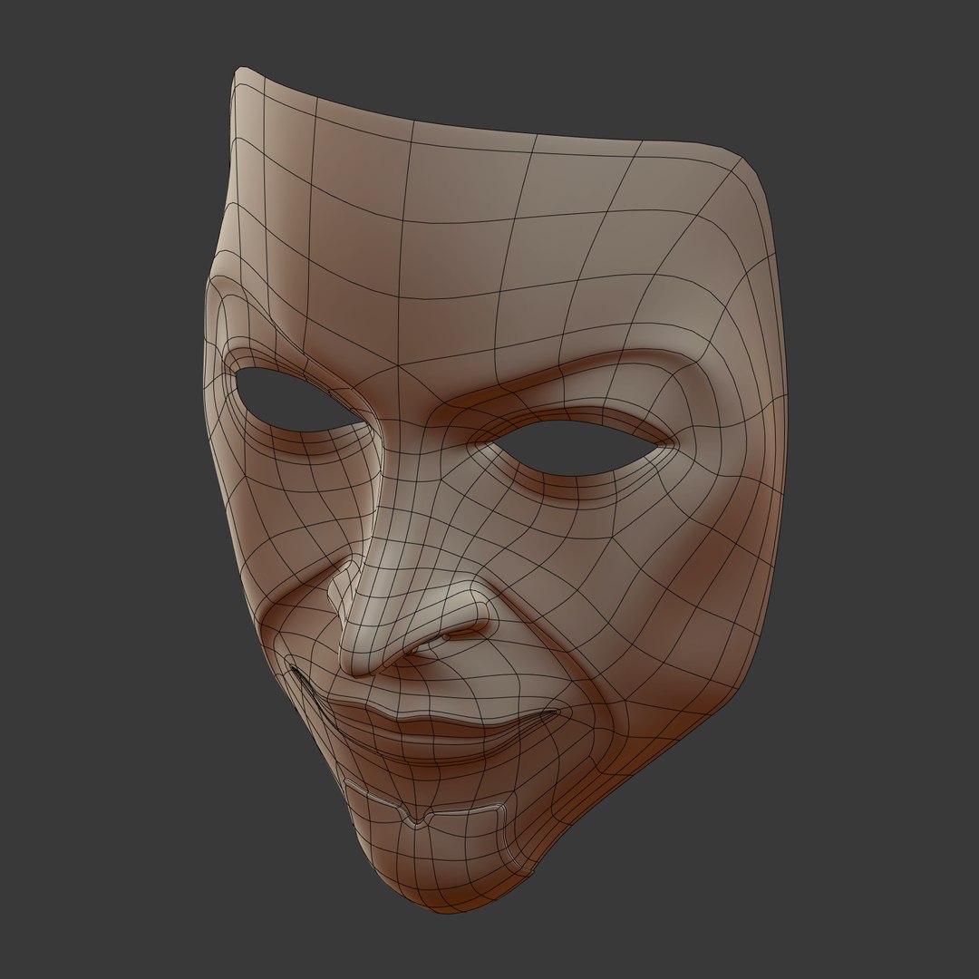 3D Model Anonymous Mask - TurboSquid 1284793