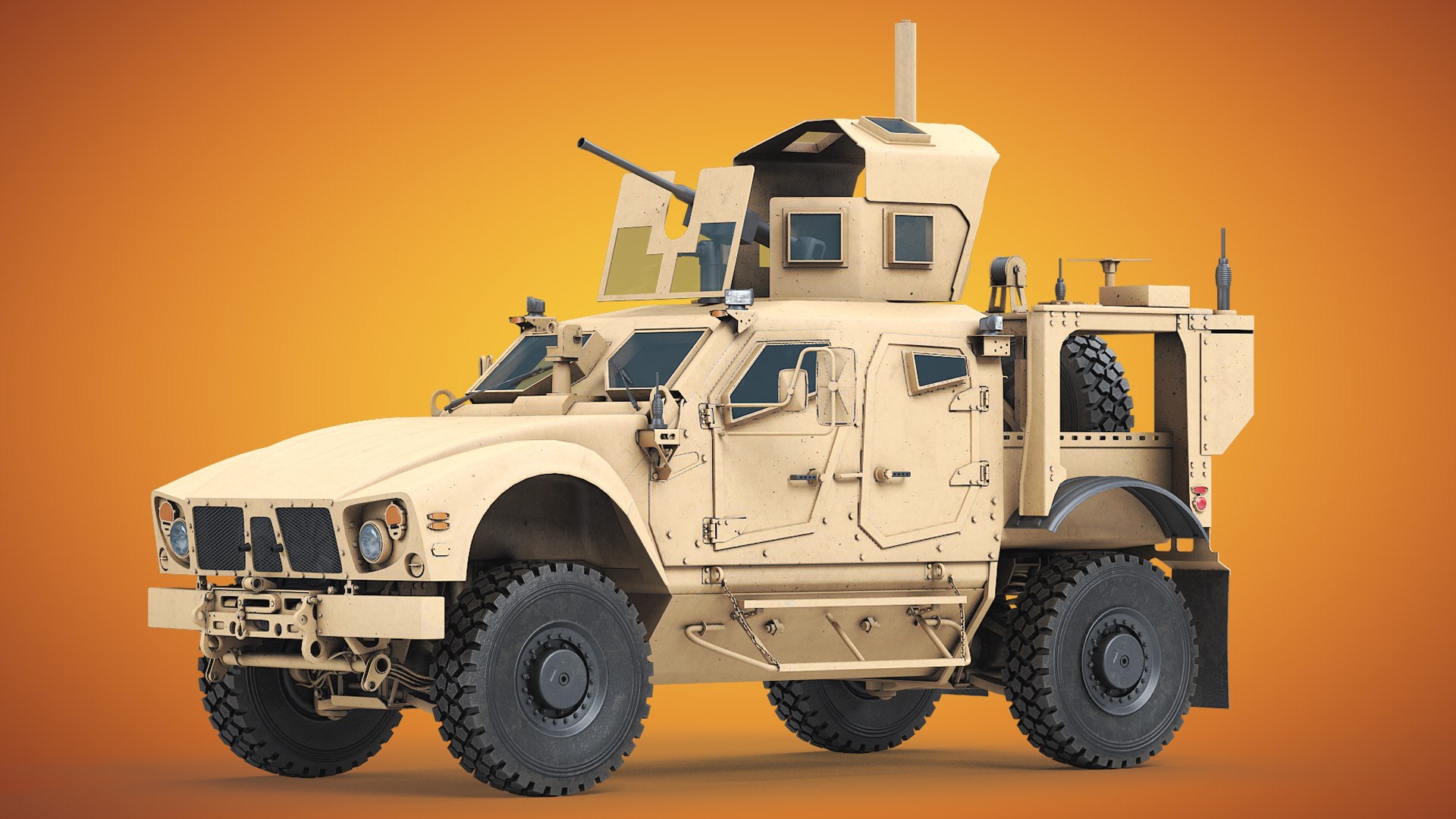 JLTV Oshkosh Heavy Guns Carrier 3D Model - TurboSquid 1747204