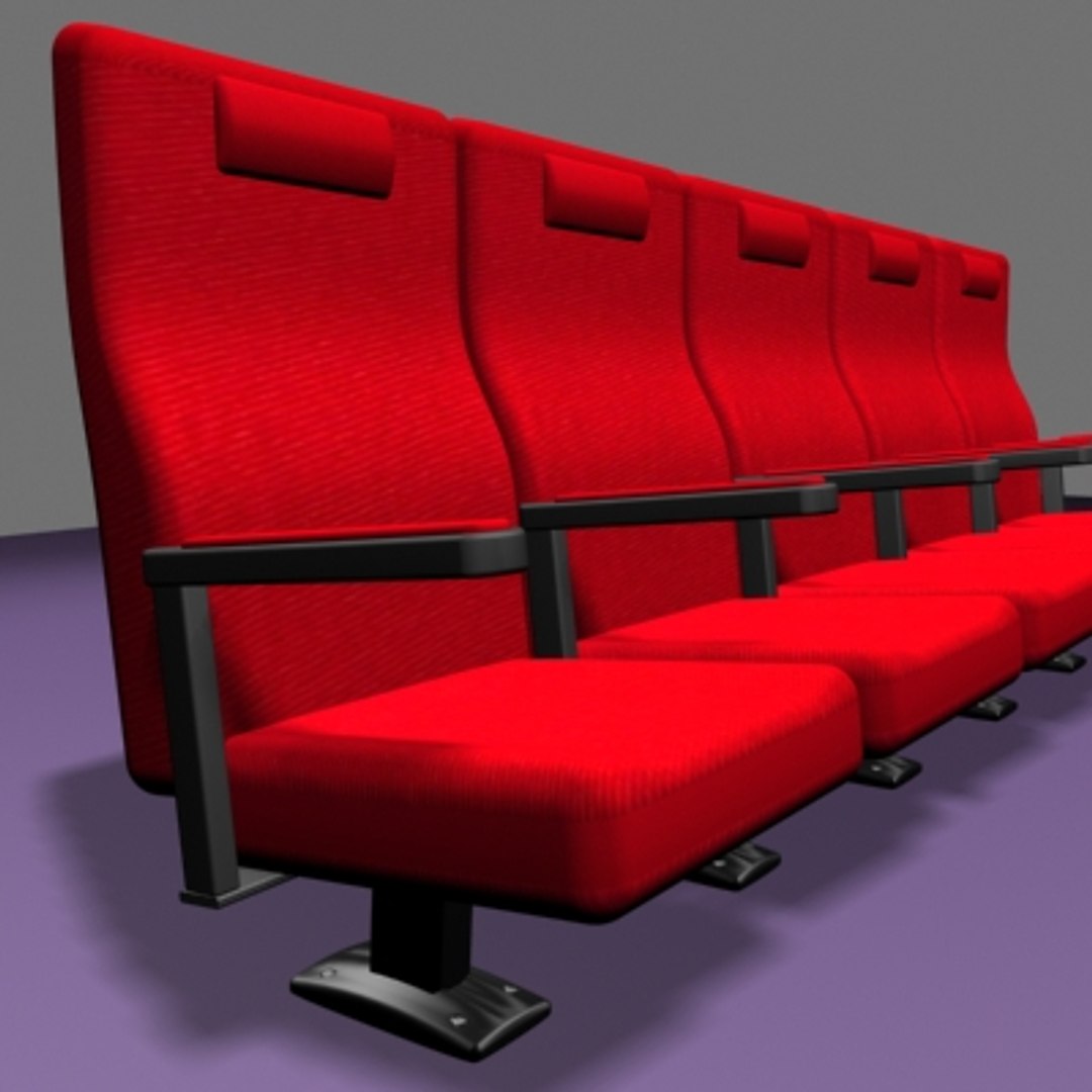 3d Theatre Seats Model