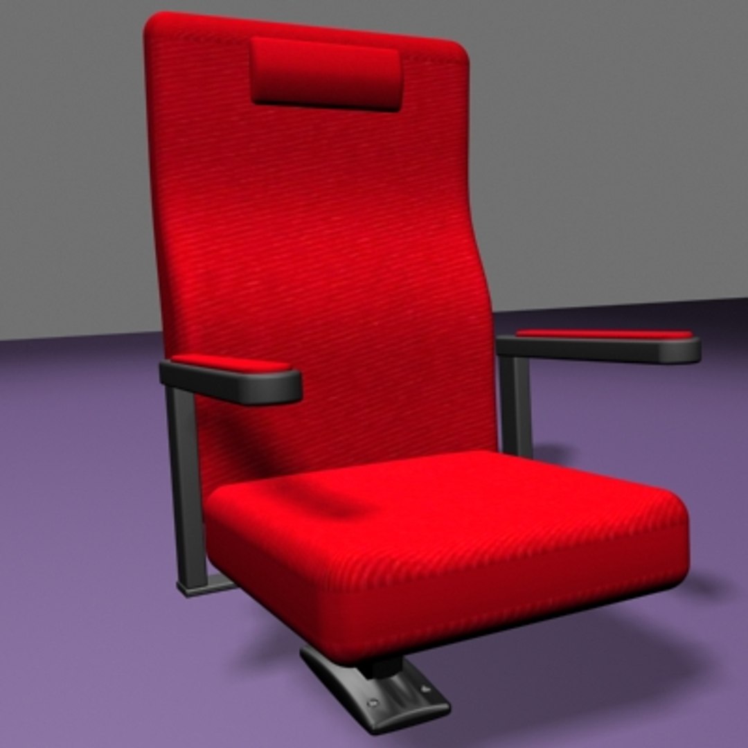 3d Theatre Seats Model
