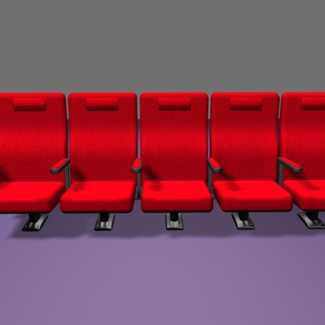3d Theatre Seats Model