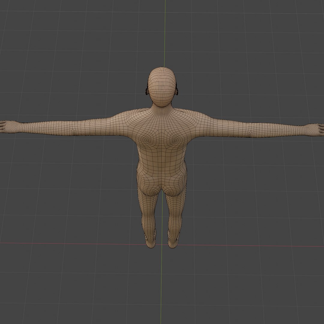 3D Model Best Low Poly Retopology Man For High Quality Details And ...