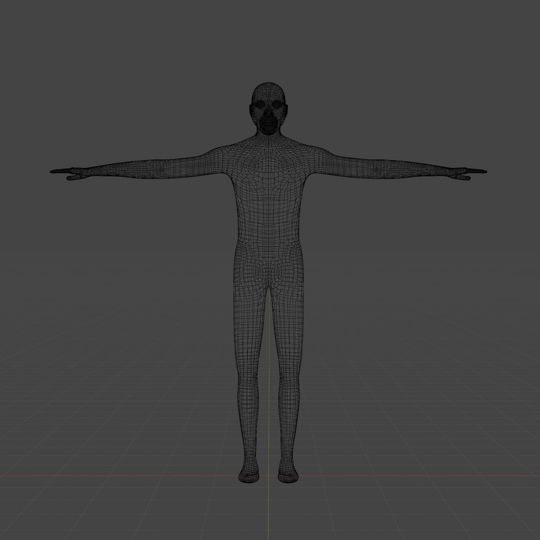 3D Model Best Low Poly Retopology Man For High Quality Details And ...