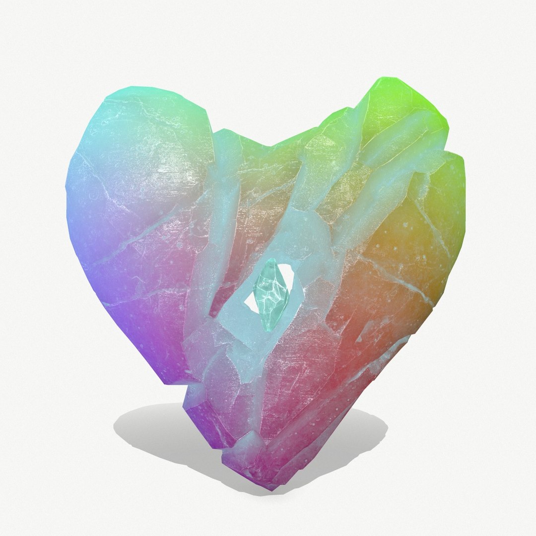 3D Broken Heart model - TurboSquid 2085824