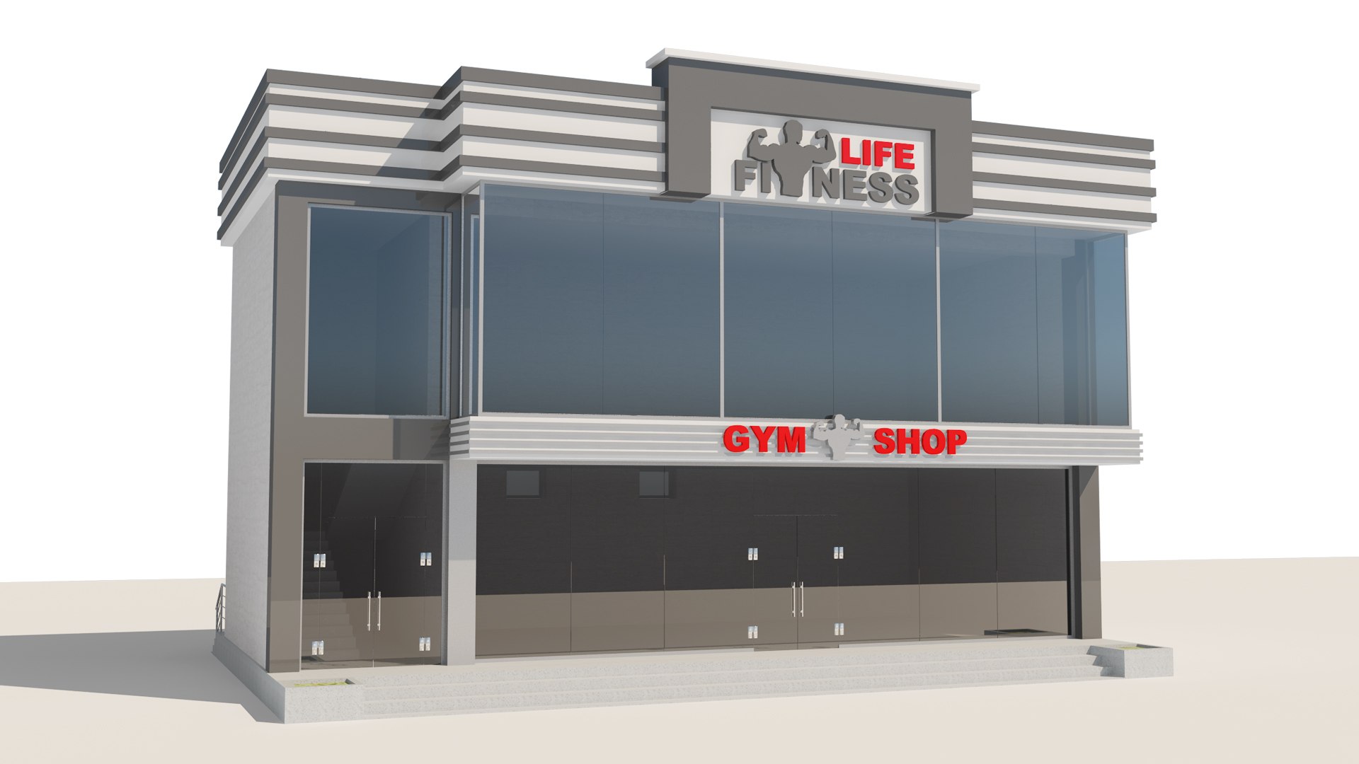 3D Model FITNES CLUB - TurboSquid 1719649