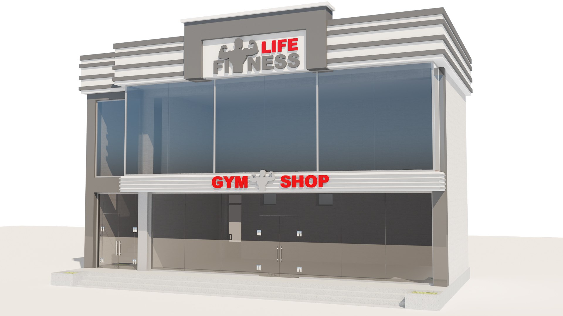 3D Model FITNES CLUB - TurboSquid 1719649