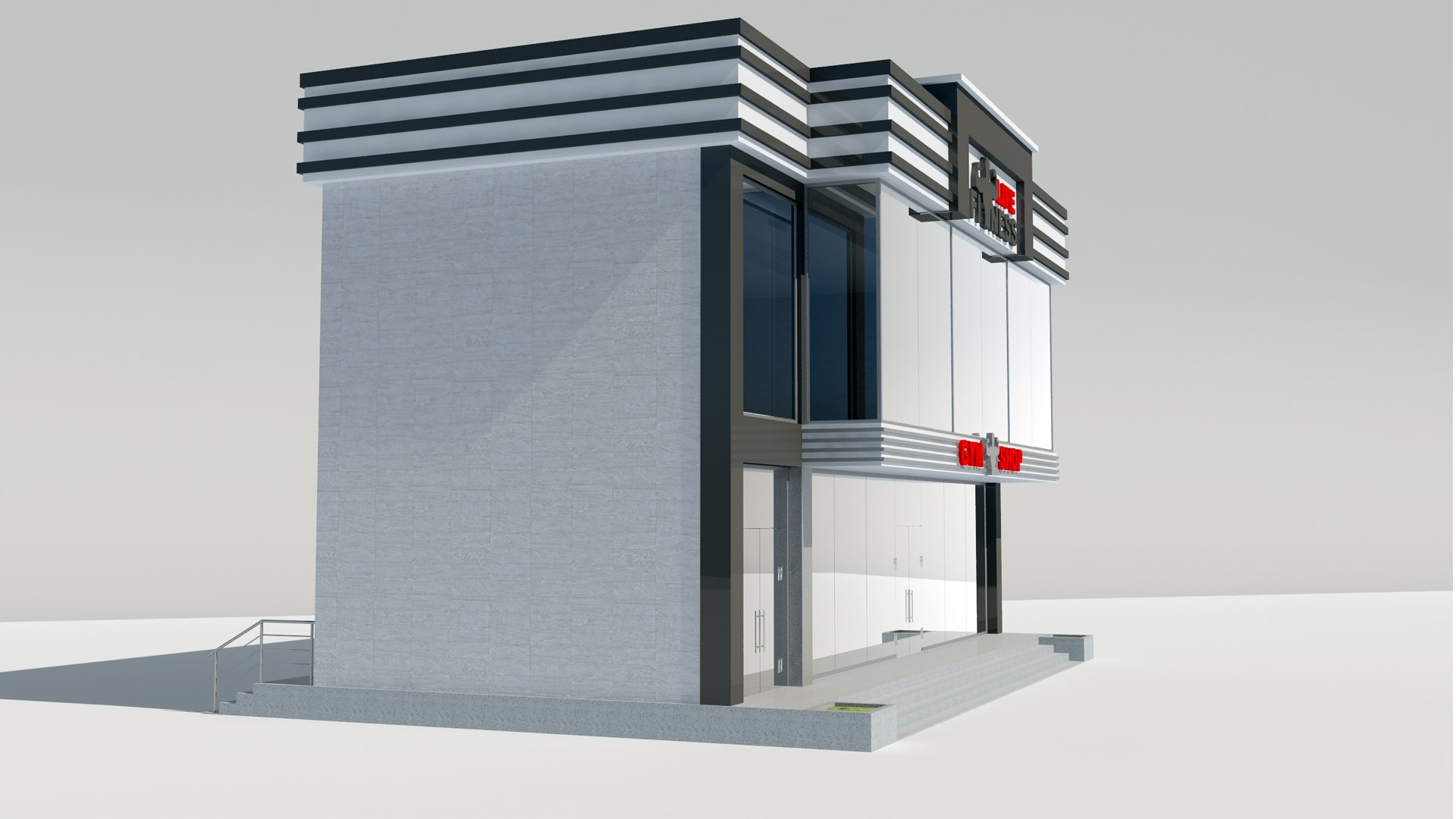 3D Model FITNES CLUB - TurboSquid 1719649