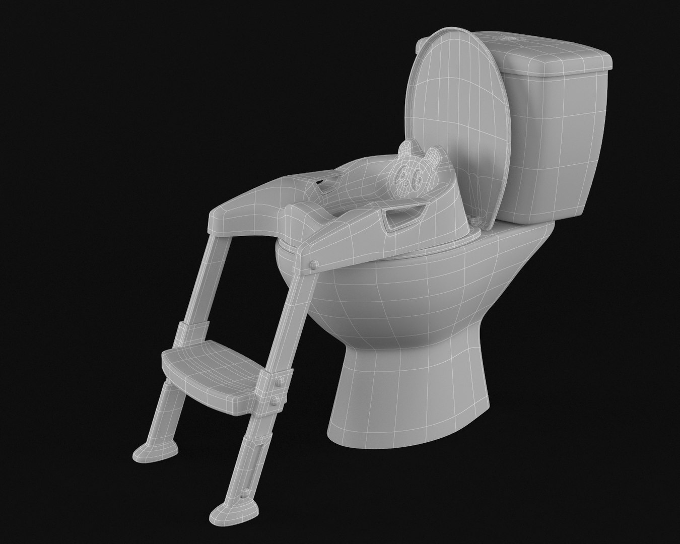 3D Model Realistic Toilet - TurboSquid 1291861