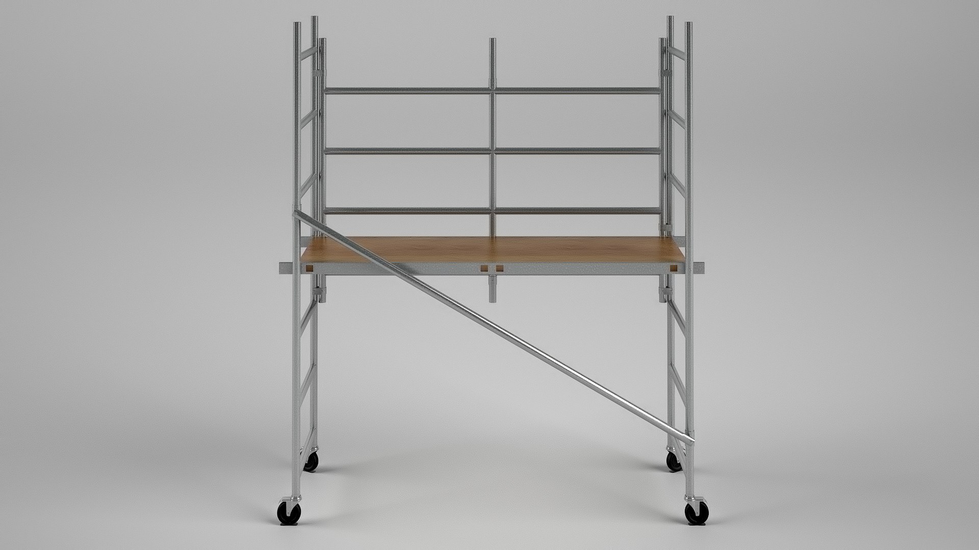 3d Model Of Scaffold Tower
