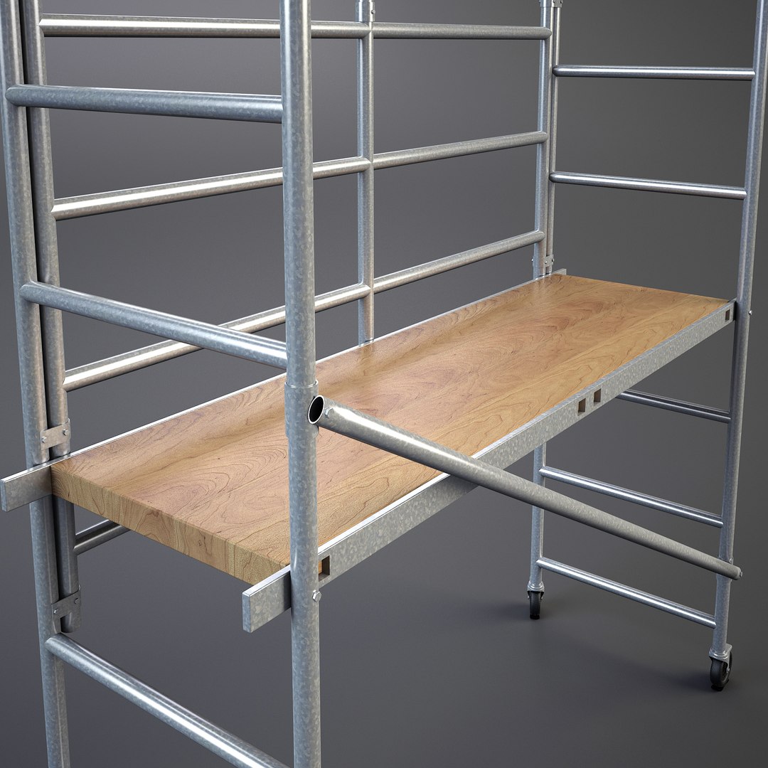3d Model Of Scaffold Tower