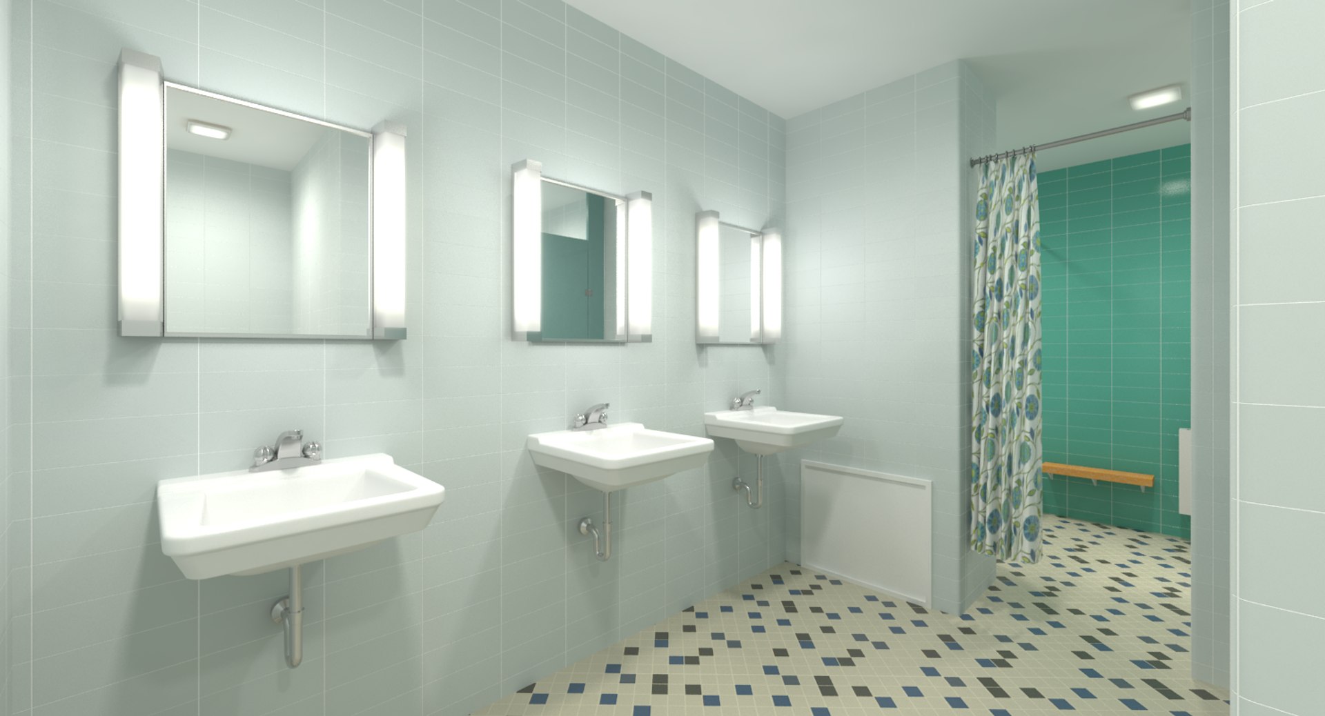 community bathroom max