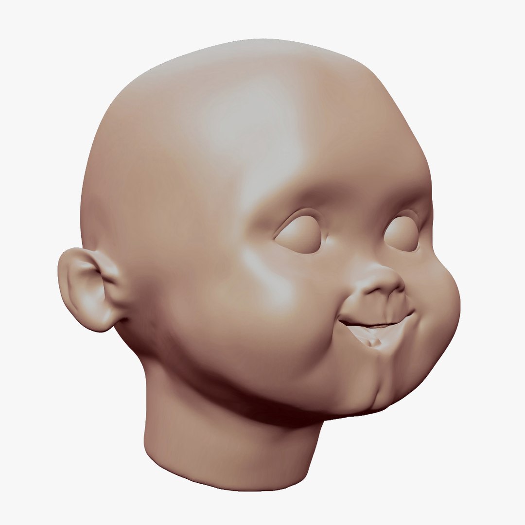 3D Model Mesh Head Chucky - TurboSquid 1643400