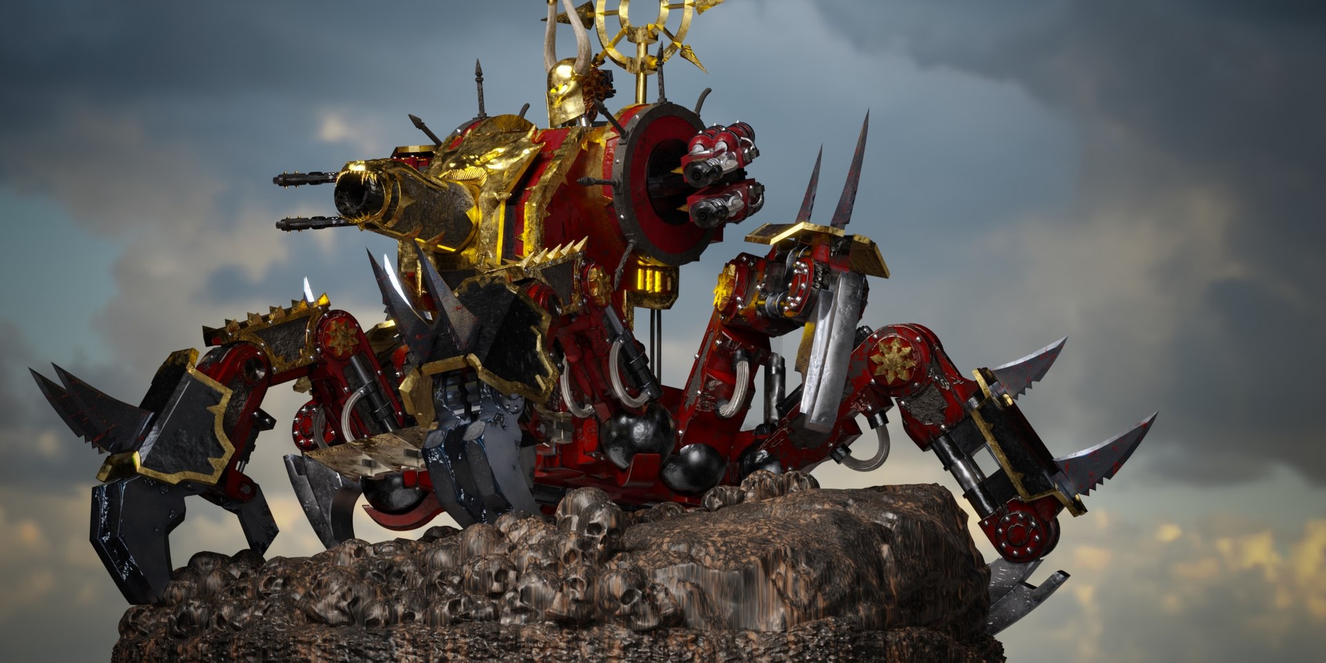 3D Demon Crab Engine - TurboSquid 1803750