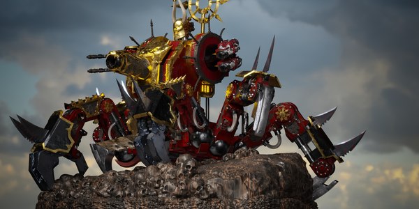 3D Demon Crab Engine - TurboSquid 1803750