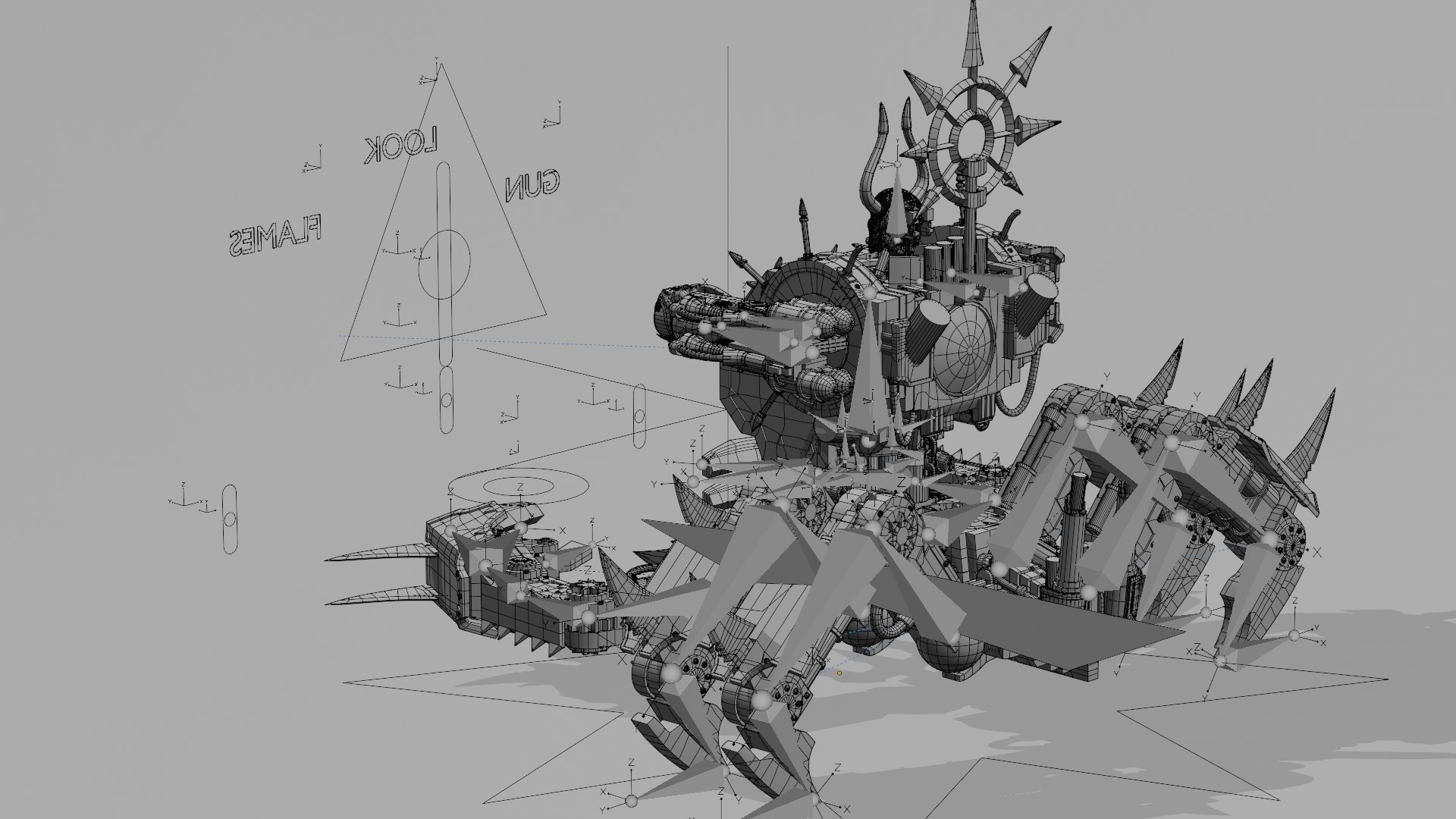 3D Demon Crab Engine - TurboSquid 1803750