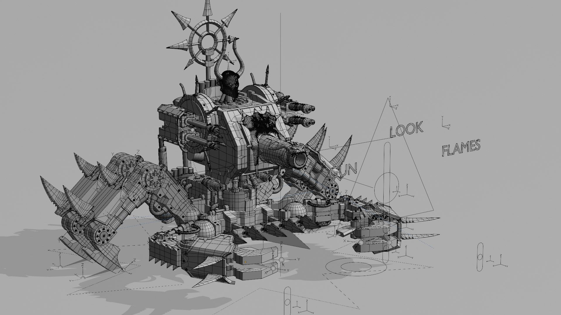 3D Demon Crab Engine - TurboSquid 1803750