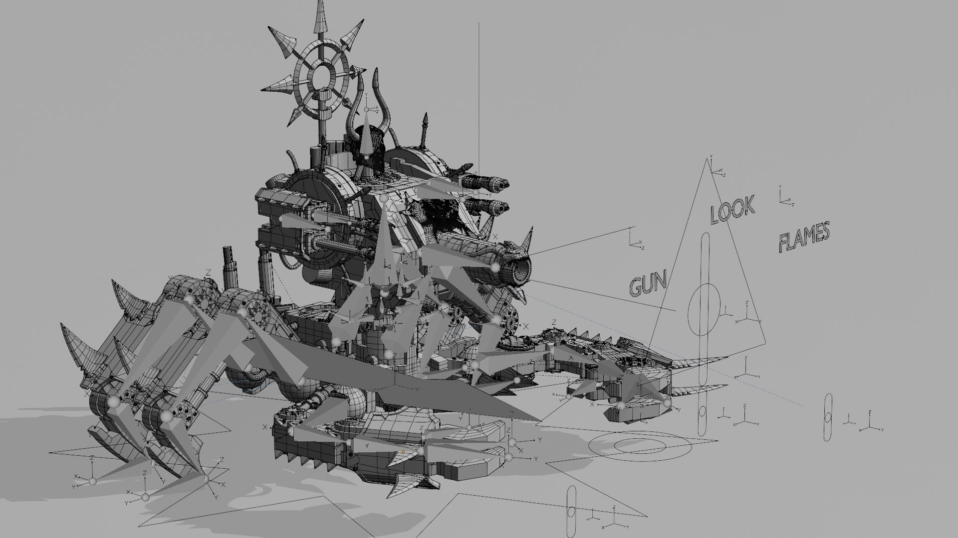 3D Demon Crab Engine - TurboSquid 1803750