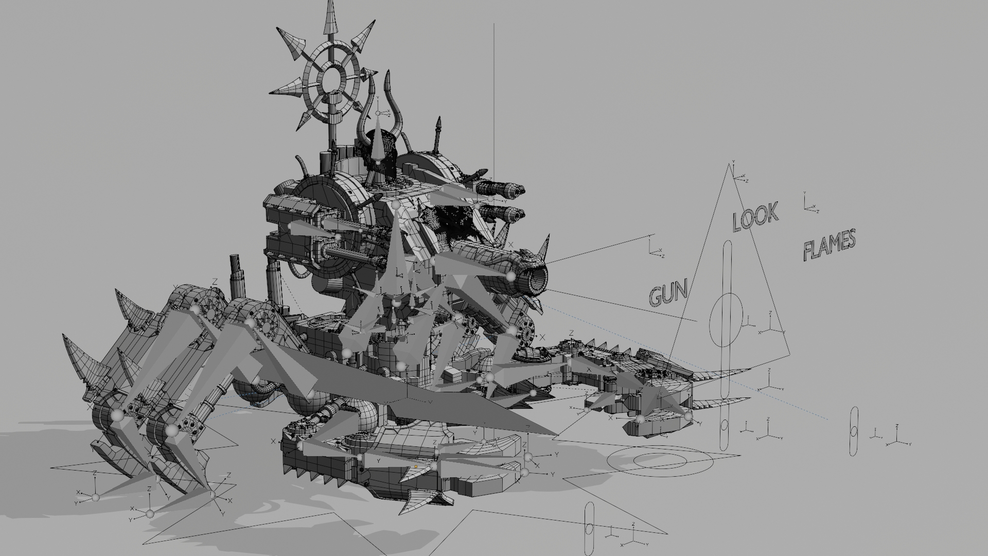 3D Demon Crab Engine - TurboSquid 1803750