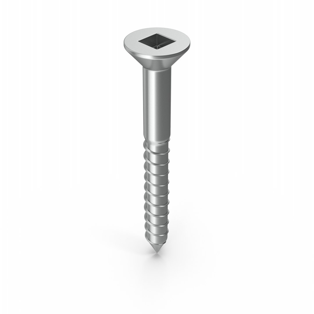 Square Head Screw 3D Model - TurboSquid 1910938