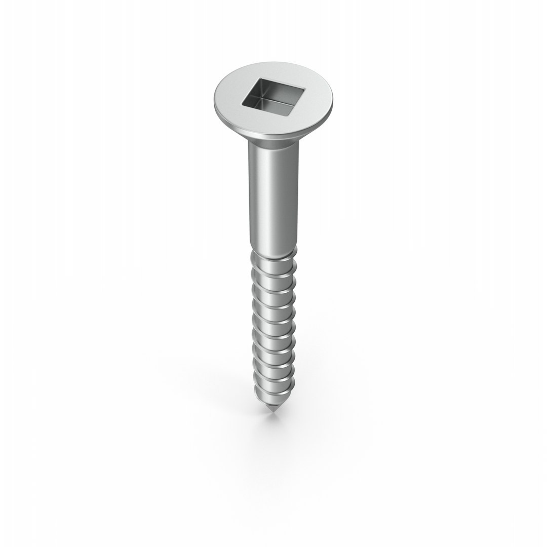 Square Head Screw 3D Model - TurboSquid 1910938