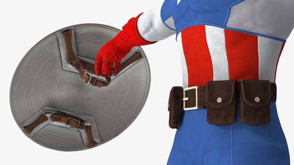 Maya용으로 제작된 Marvel Cartoon Captain America 3D 모델 - TurboSquid 2080909