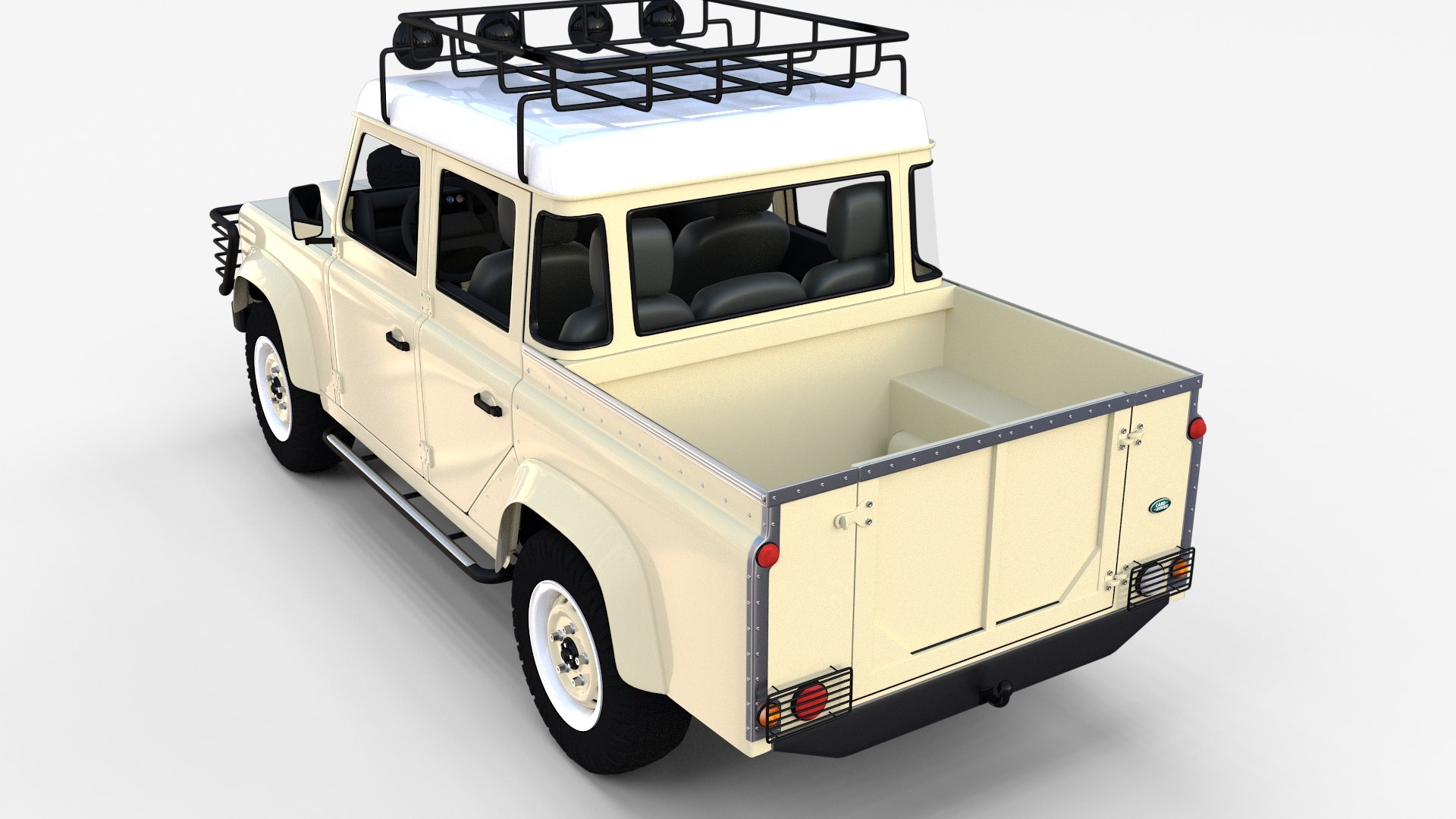 Land Rover Defender 110 3d Model