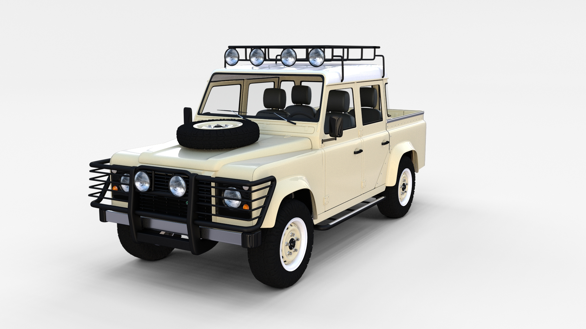 land rover defender 110 3d model