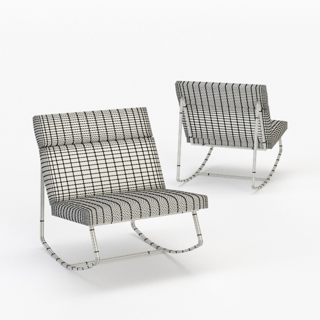 Architectural Visualization Gt Rocking Chair Model - TurboSquid 1473838