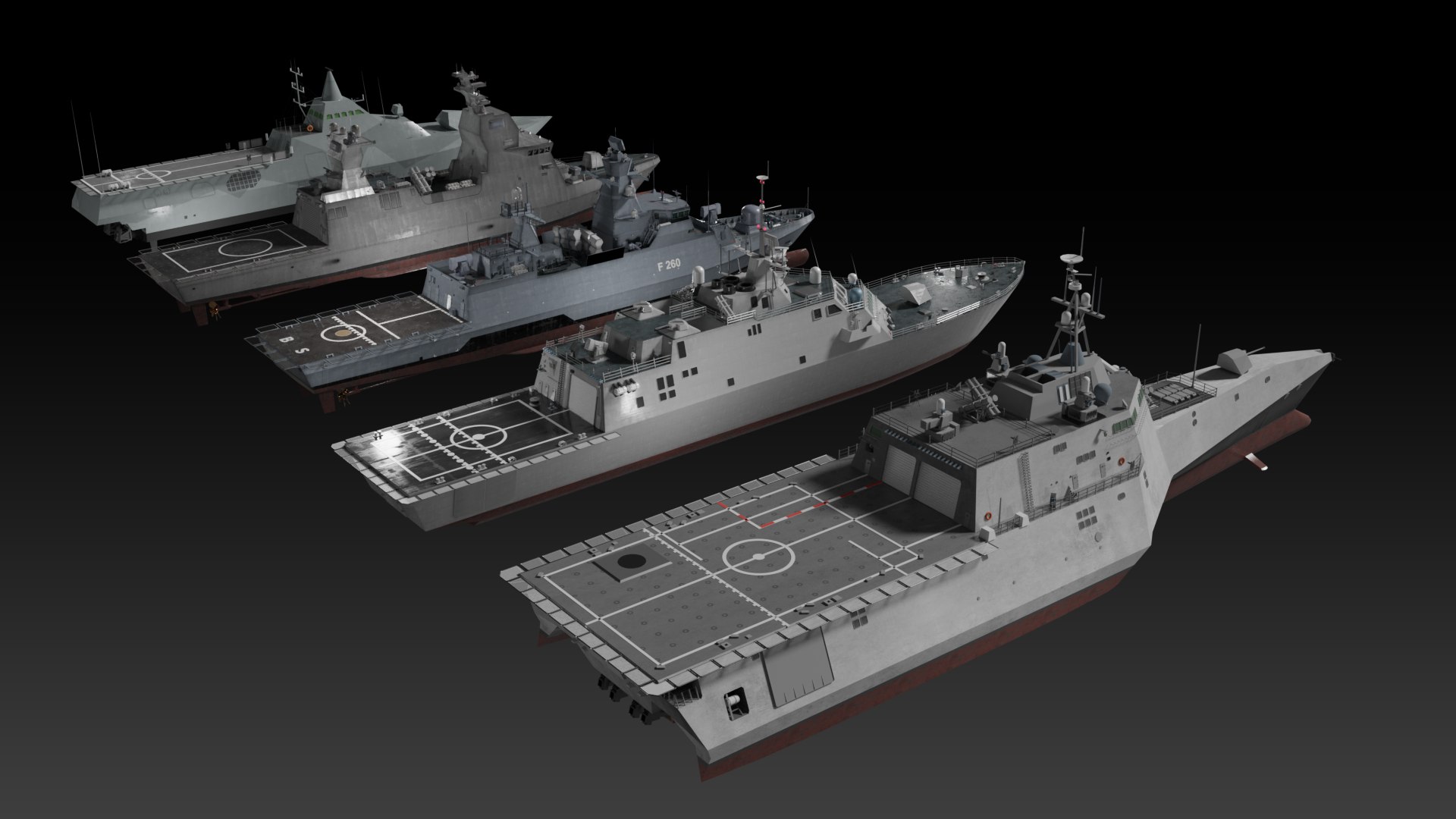 3D Modern Corvette Collection Model - TurboSquid 2383413
