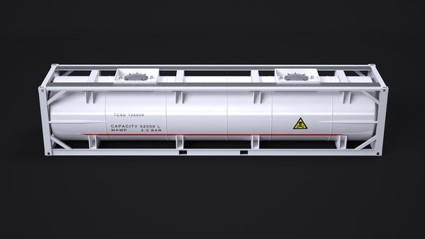 3D iso 40ft tank container - TurboSquid 1549336