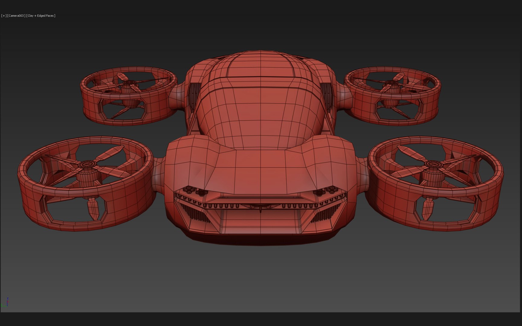 3D T Copter Car 41 - TurboSquid 1971832
