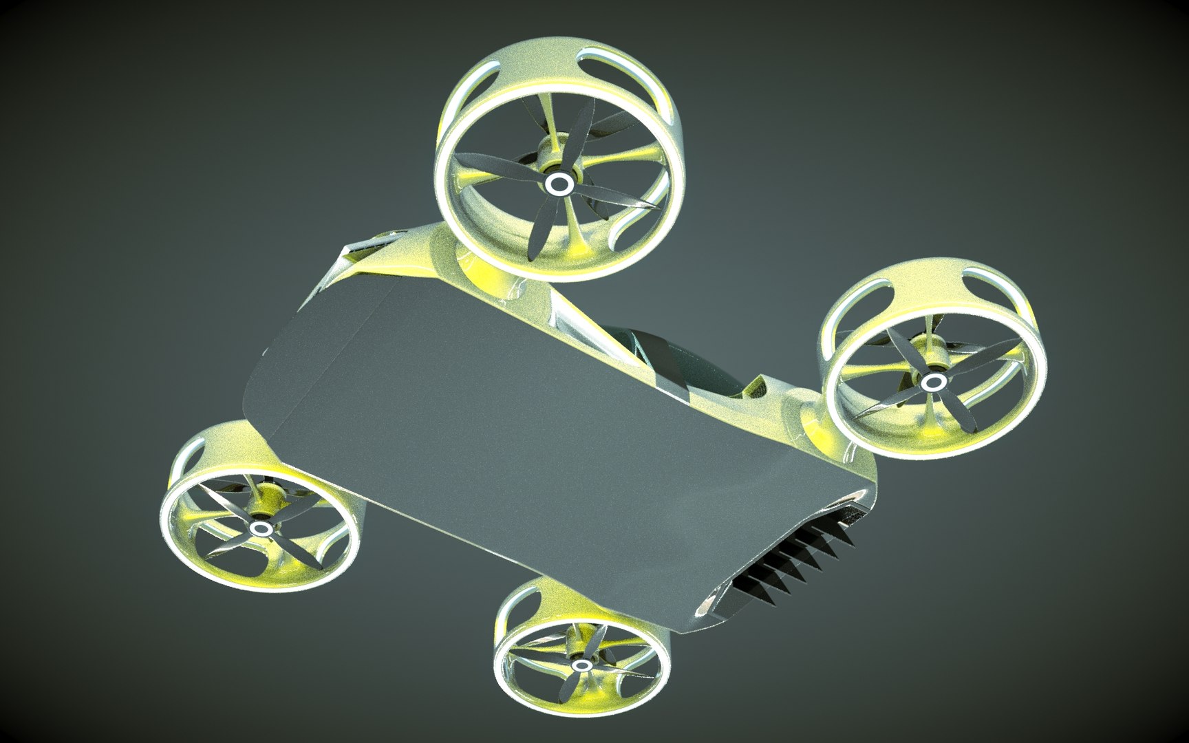 3D T Copter Car 41 - TurboSquid 1971832