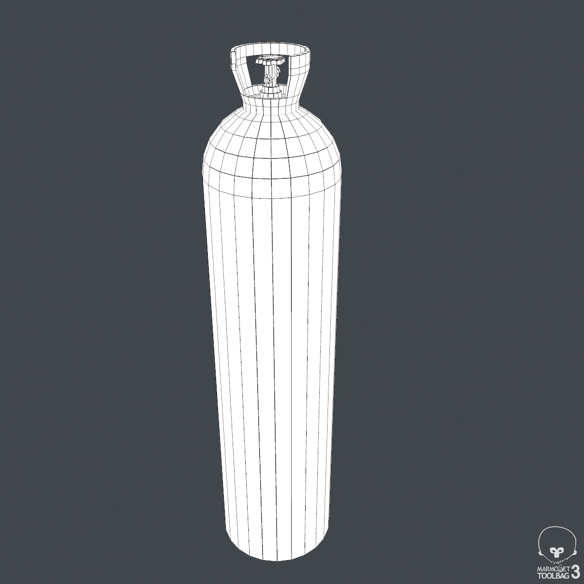 oxygen tank 3d max