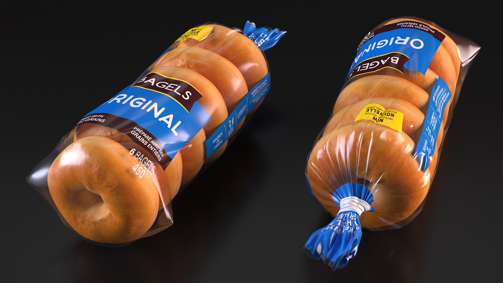 3D Bagel Pack - TurboSquid 2041558