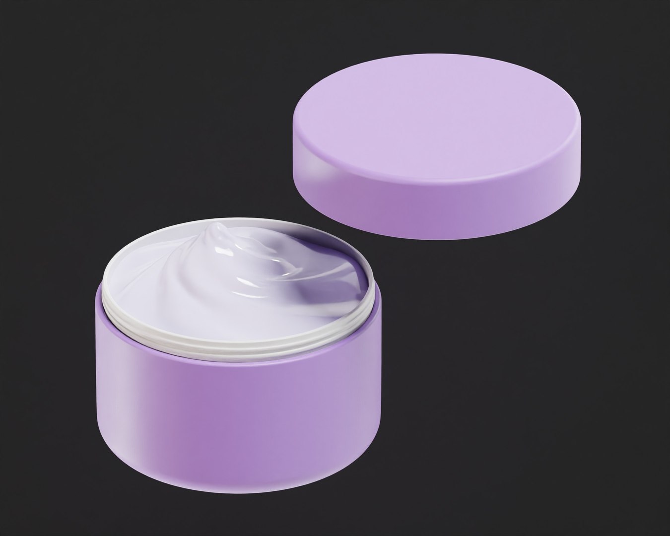 3D Cosmetics Cream Jar Model - TurboSquid 2125555