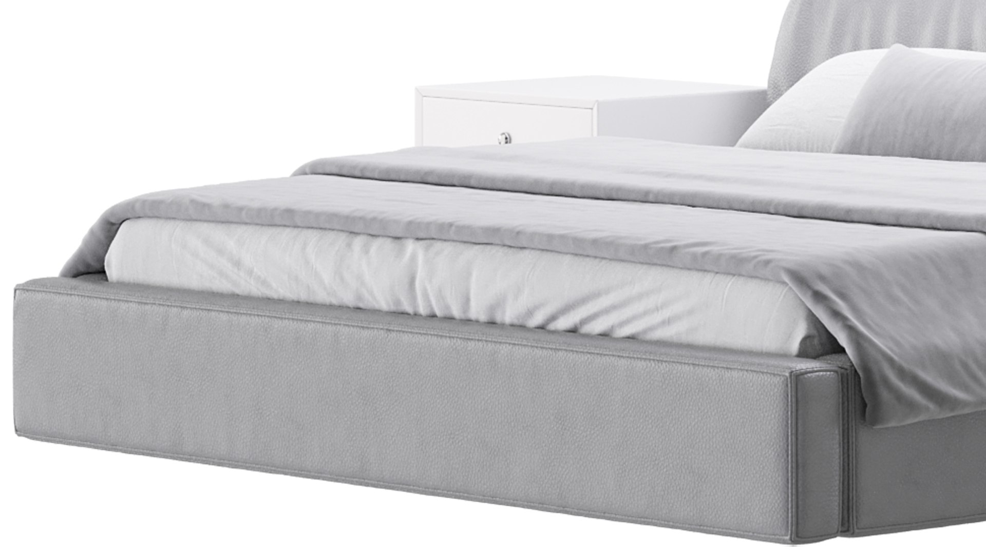 Brown Genuine Bed 3D Model - TurboSquid 2190191