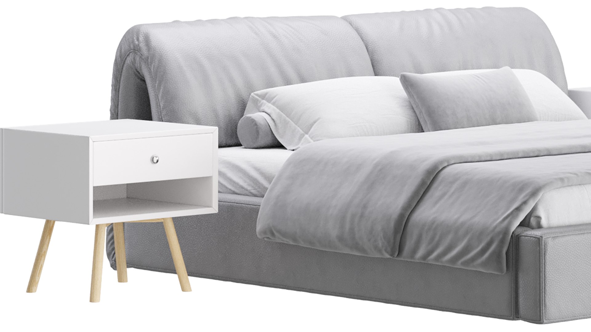 Brown Genuine Bed 3D Model - TurboSquid 2190191