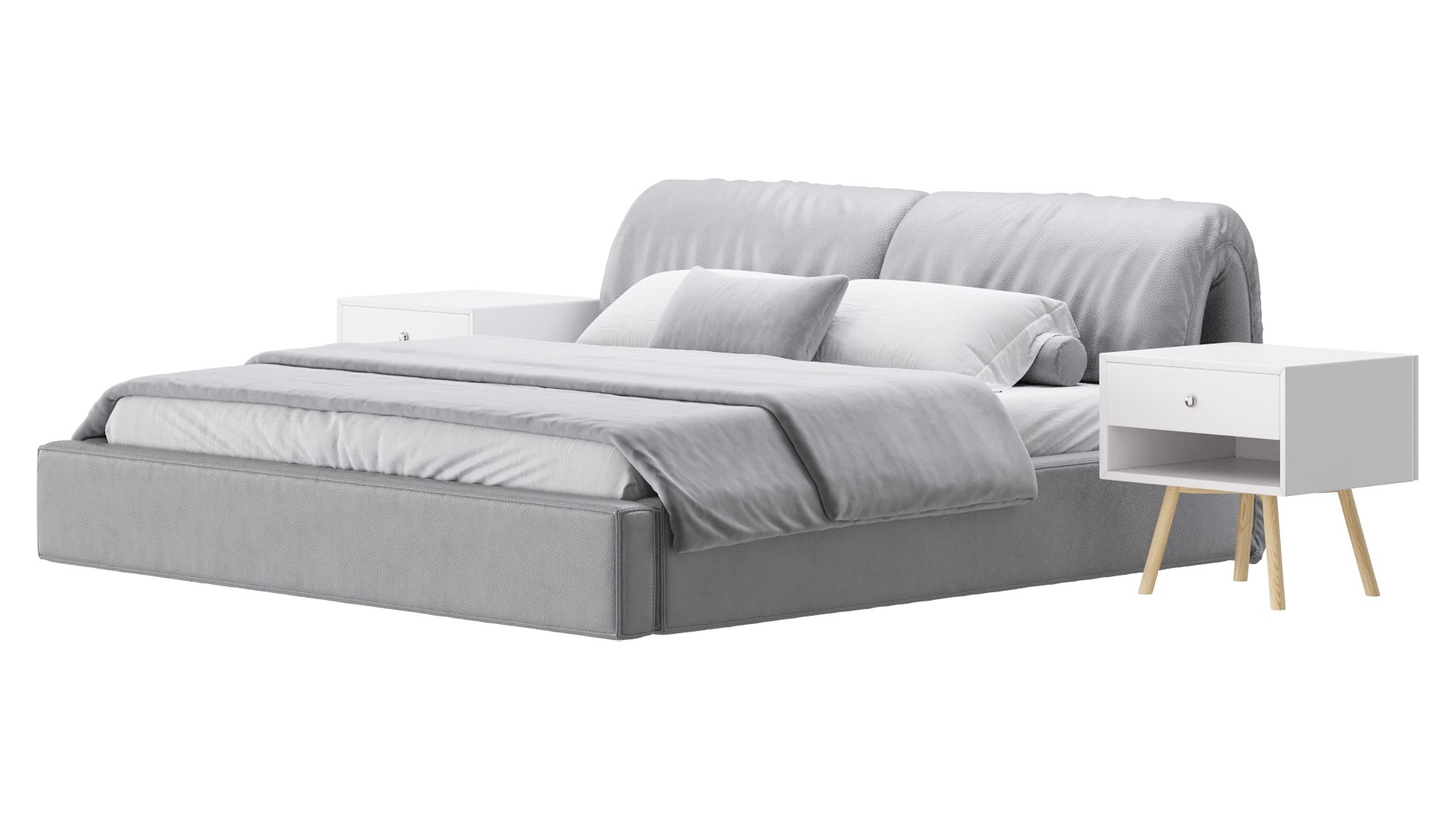 Brown Genuine Bed 3D Model - TurboSquid 2190191