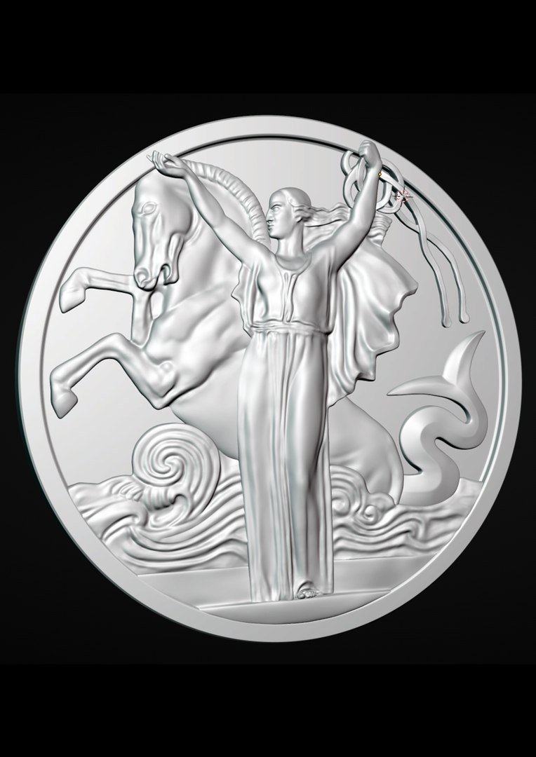 3D Medal Model - TurboSquid 2129157