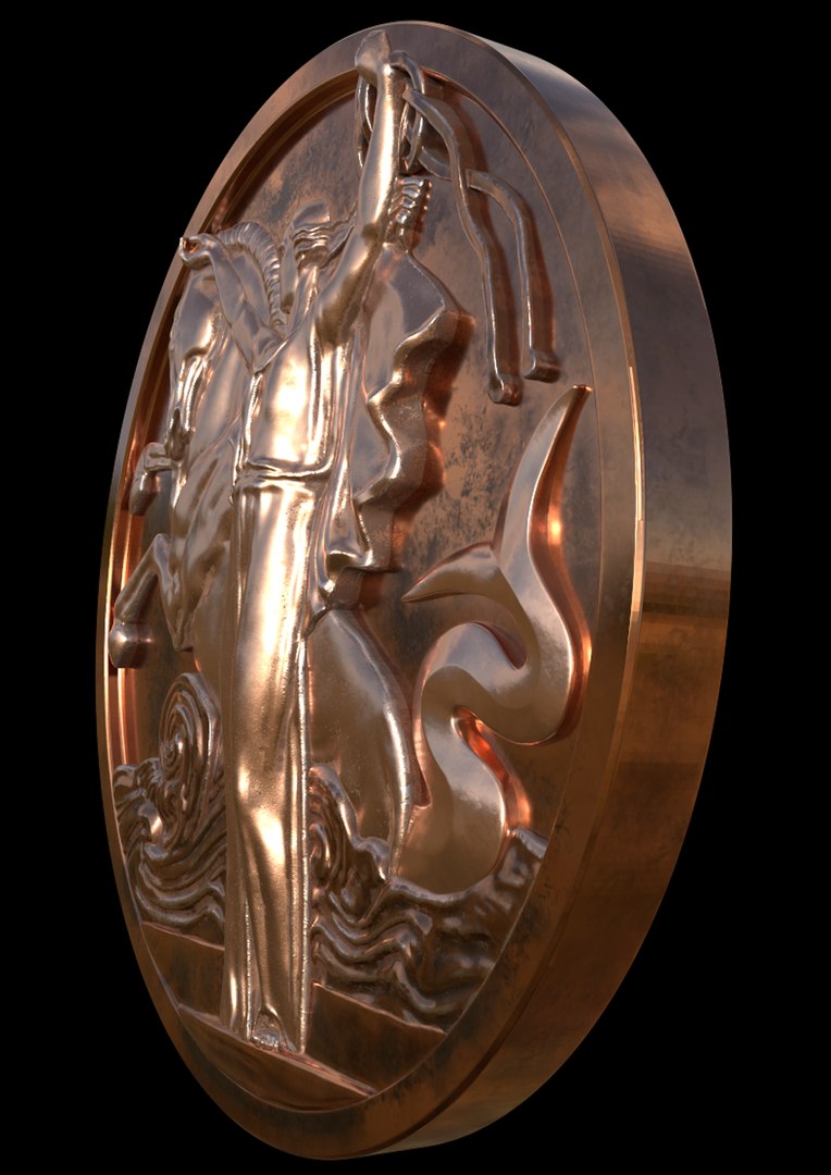 3D Medal Model - TurboSquid 2129157