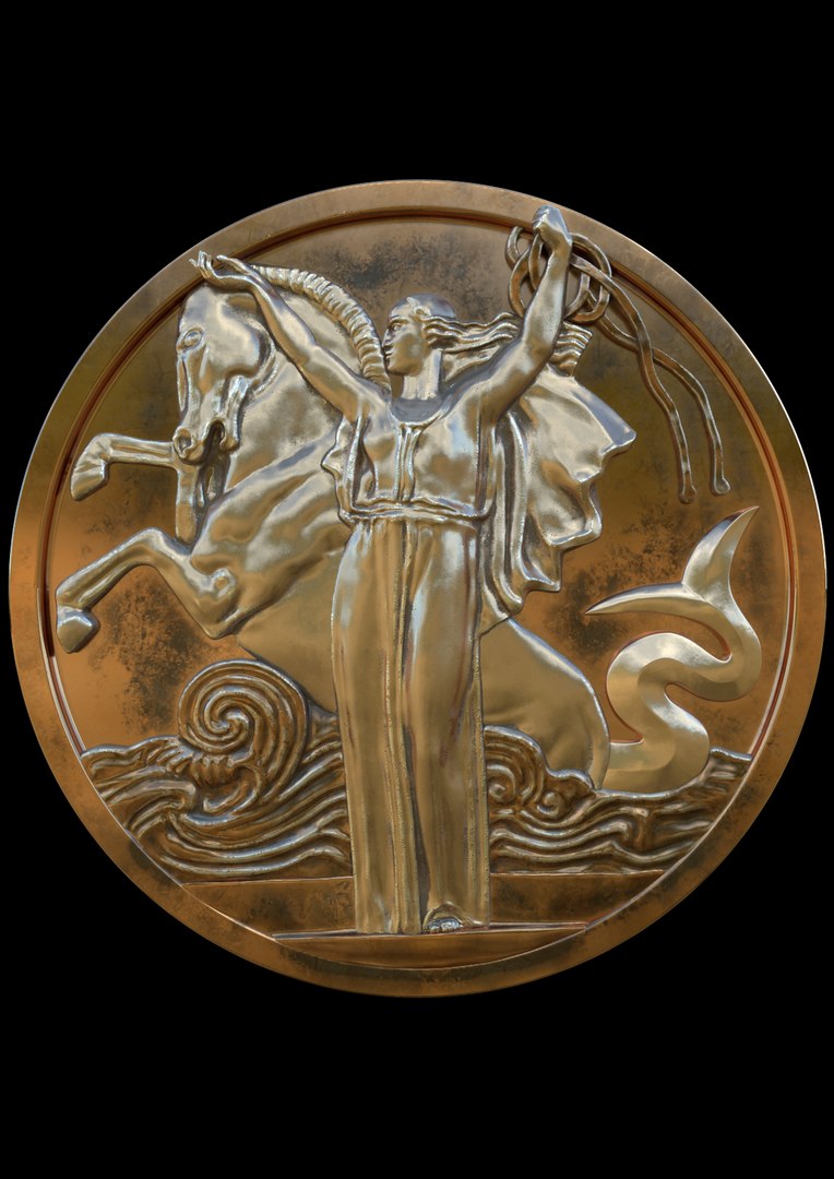 3D Medal Model - TurboSquid 2129157