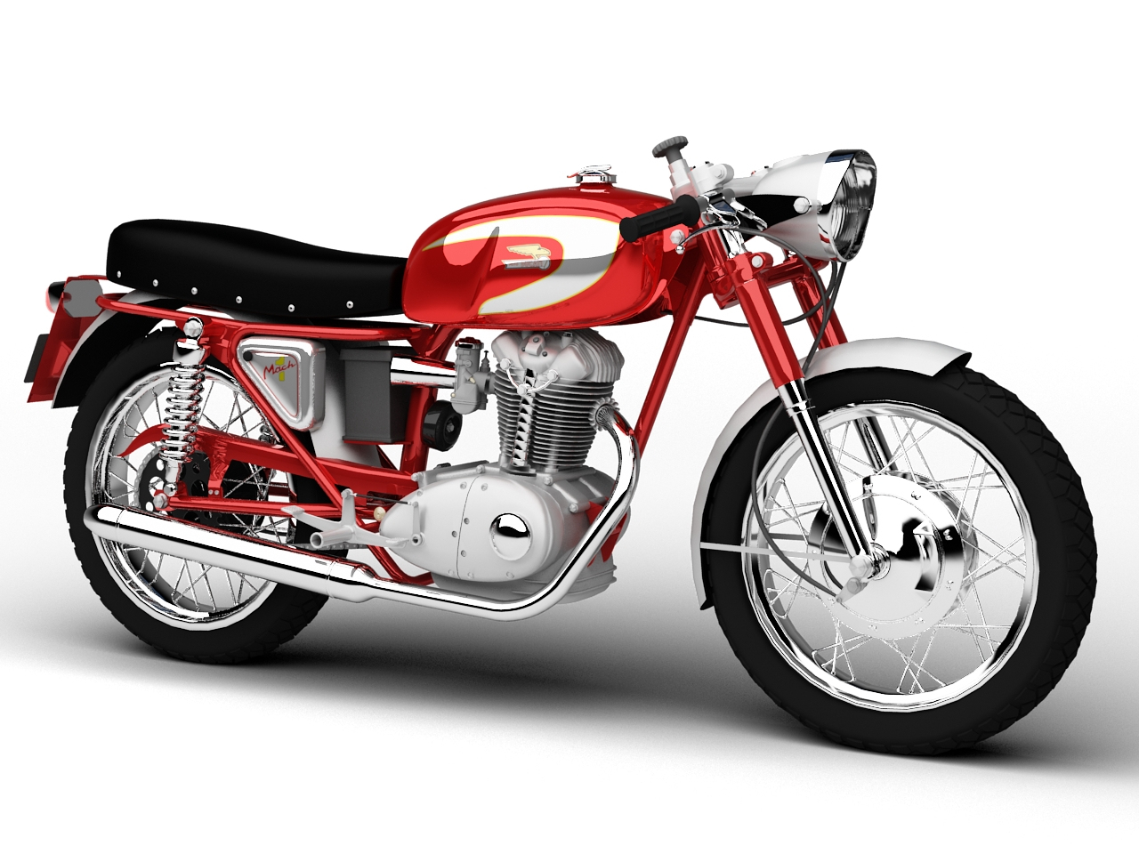 ducati 250 mach 1 3d max