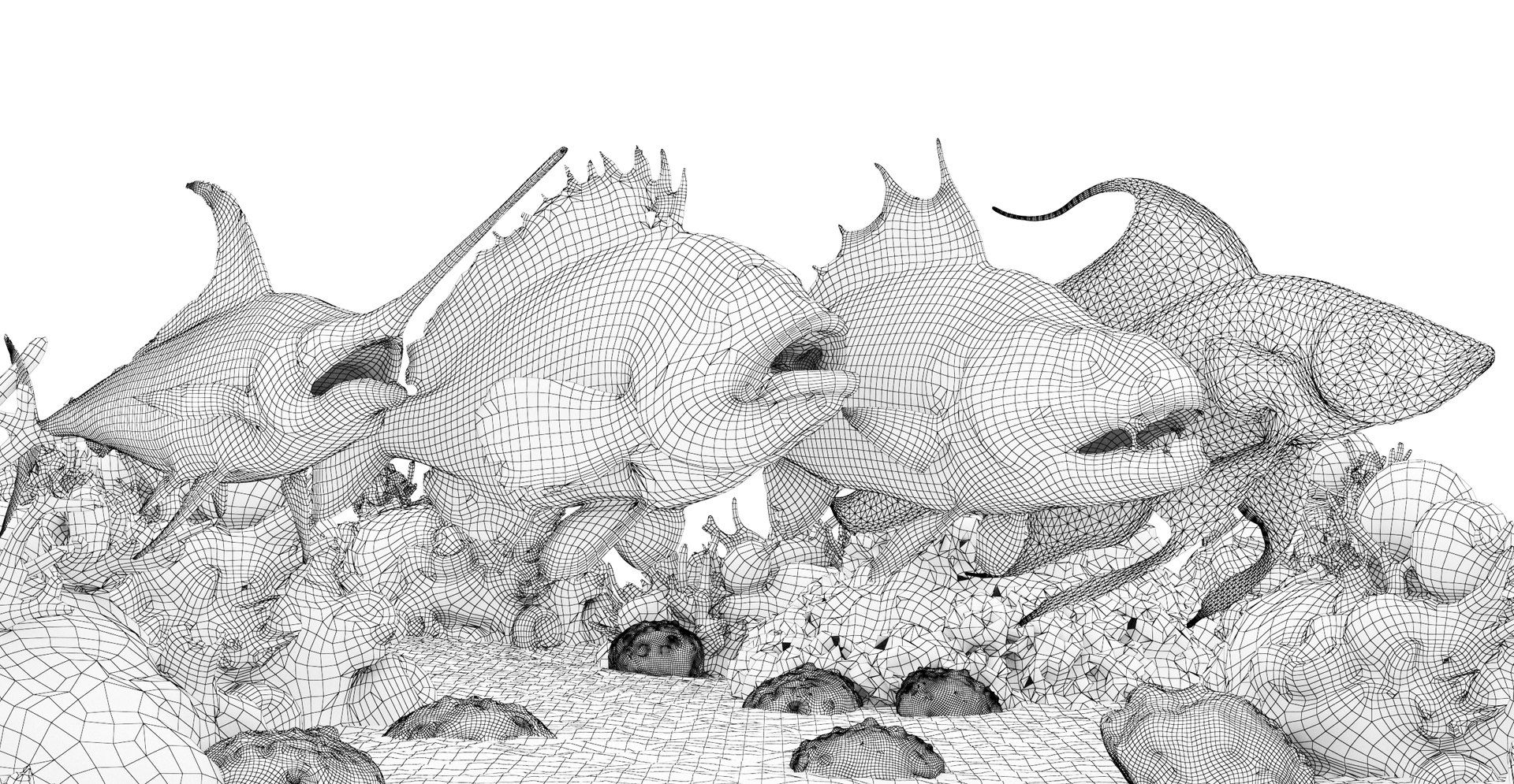 3D Fish Marine Life Pack - TurboSquid 2337911