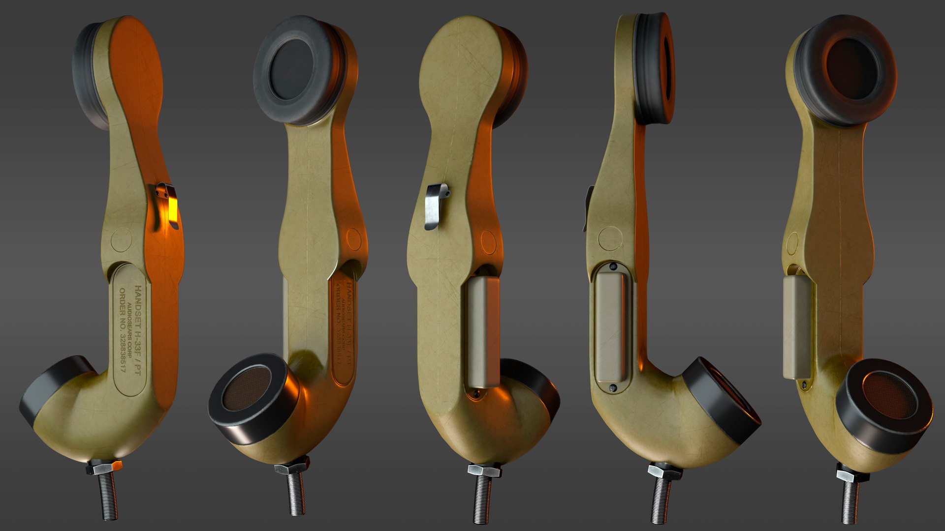 3D Tactical Radio Communication Device - TurboSquid 2210519