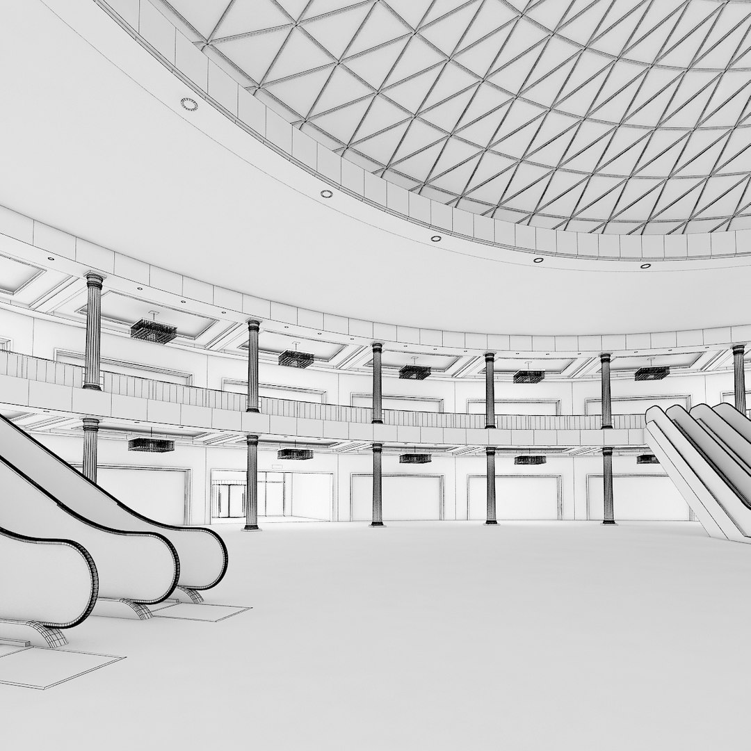 3d model shopping mall 5