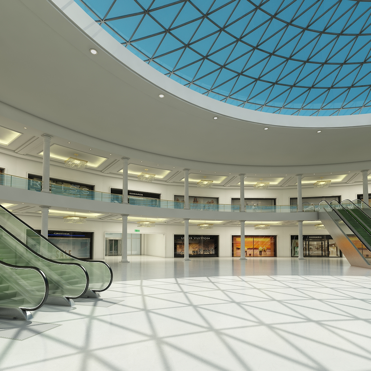 3d model shopping mall 5