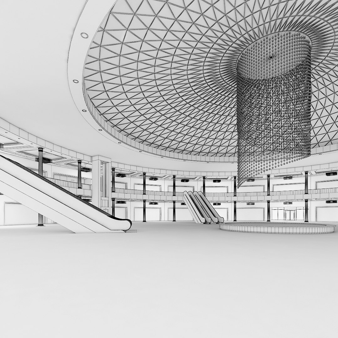 3d model shopping mall 5