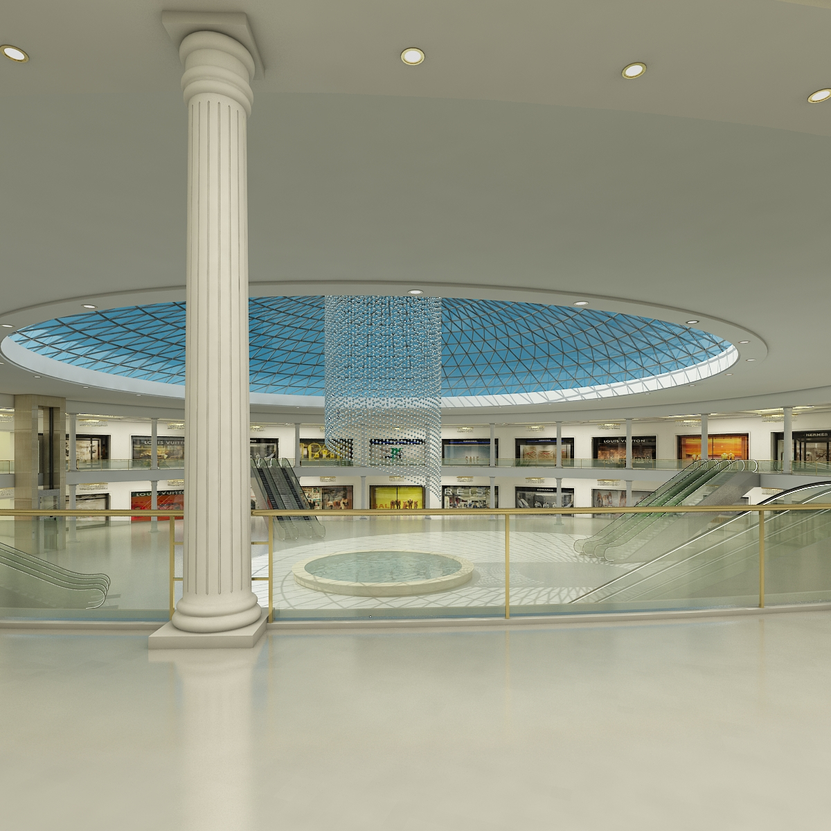 3d model shopping mall 5