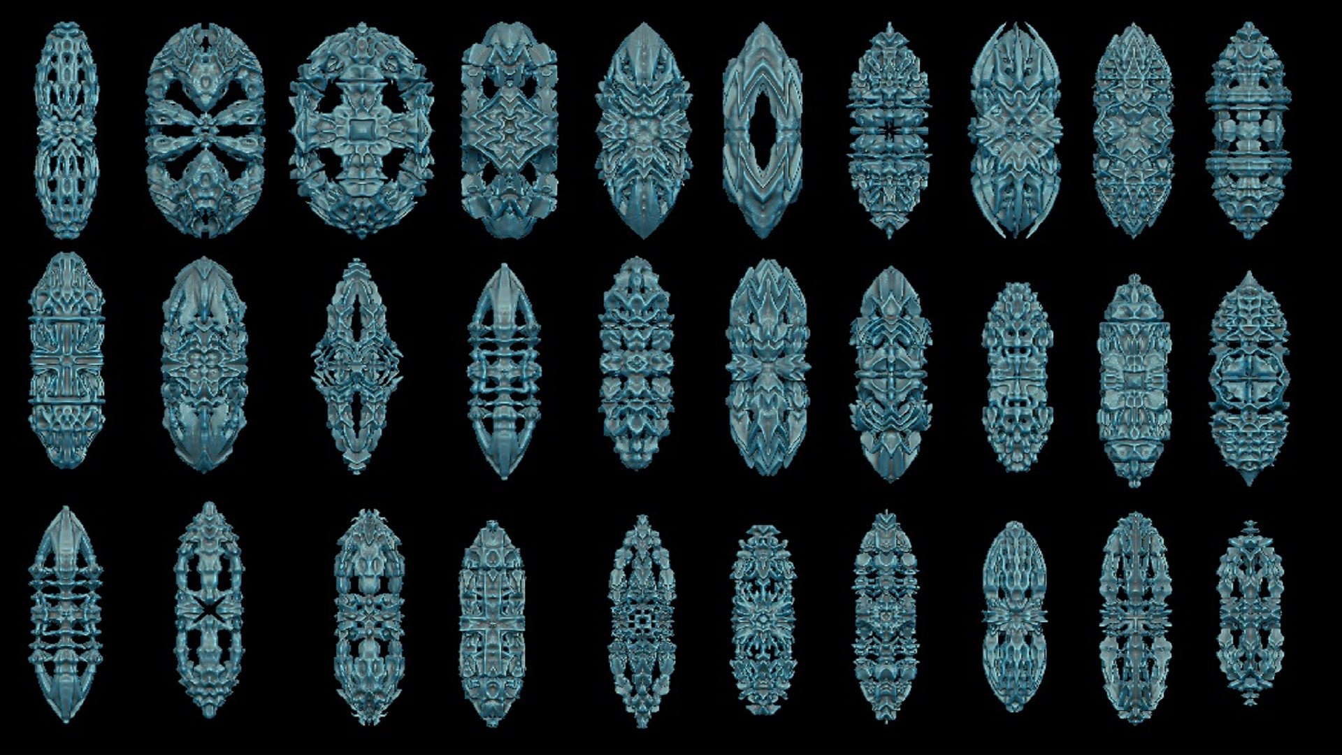 30 Fractal Form Print 3D Model - TurboSquid 1924612