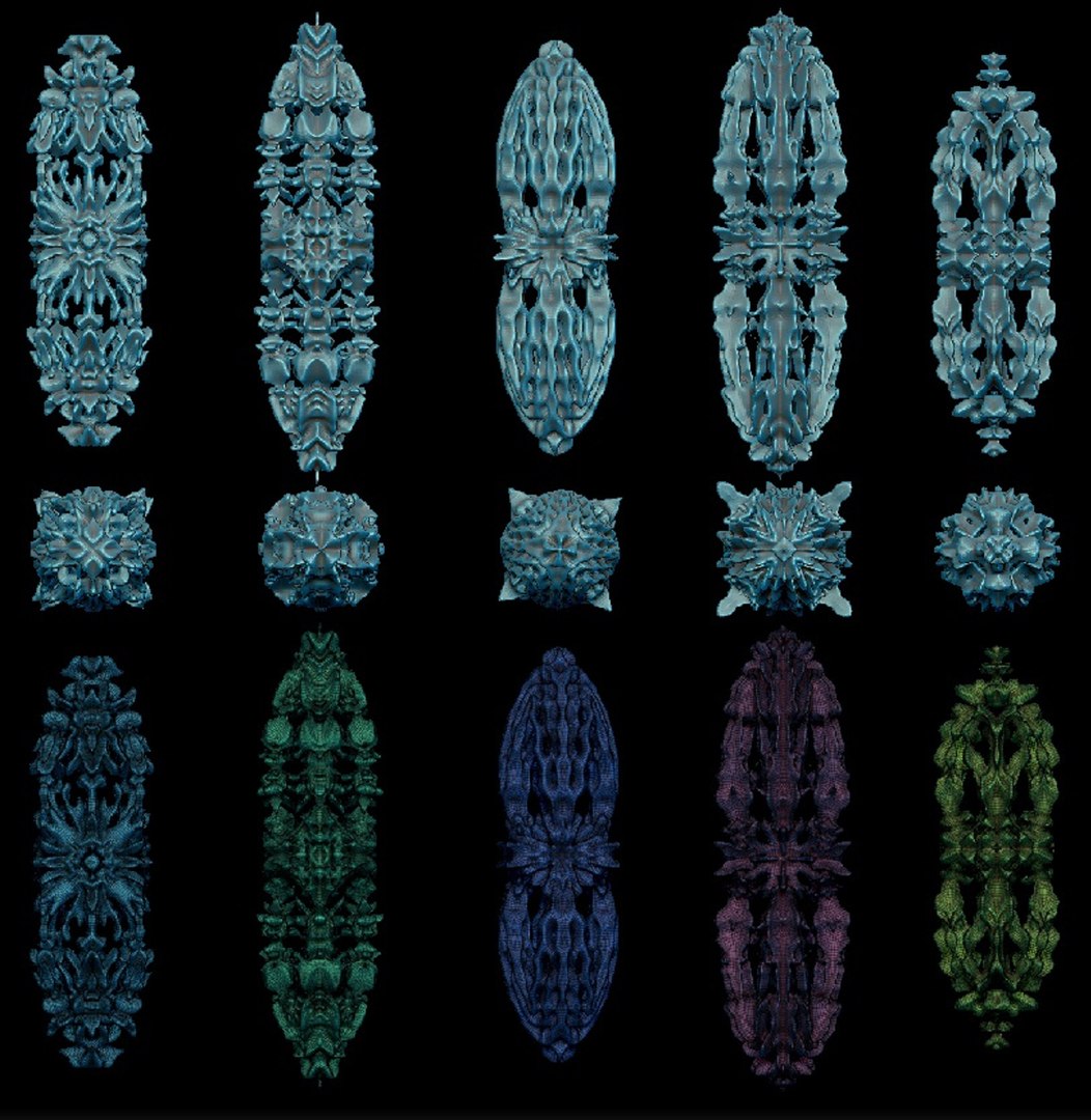 30 Fractal Form Print 3D Model - TurboSquid 1924612